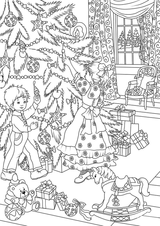 261 Christmas Coloring Pages - Free Printables.