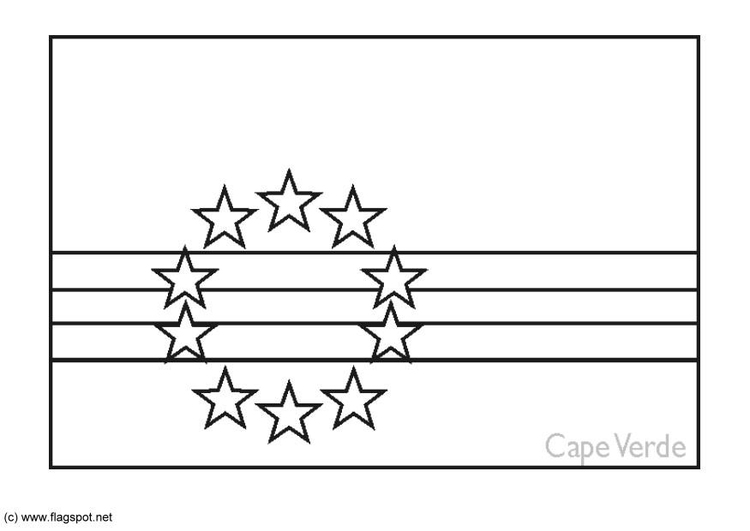 Coloring Page flag Cape Verde - free printable coloring pages - Img 6196