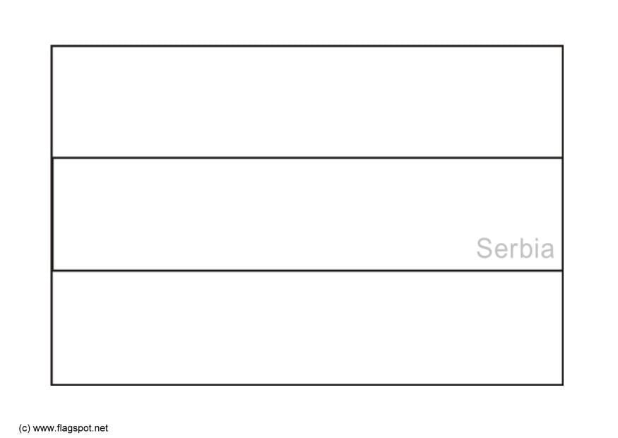 Coloring Page flag Serbia - free printable coloring pages - Img 6383 Coloring Page flag Serbia - free printable coloring pages - Img 6383