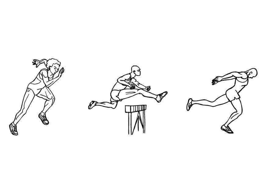 Coloring Page hurdles - free printable coloring pages - Img 11925