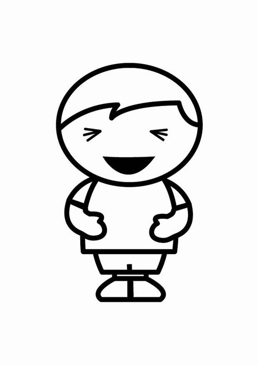 Coloring Page to laugh - Free printables - Img 25394