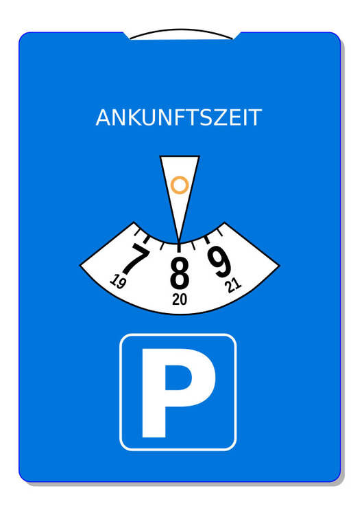 Image parking disc - free printable images - Img 30391.
