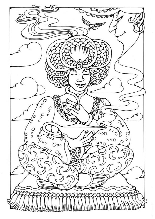 Coloring Page Aladdin - Free printables - Img 18701