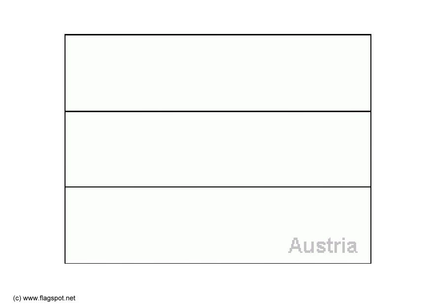 Coloring Page flag Austria - Free printables - Img 6158