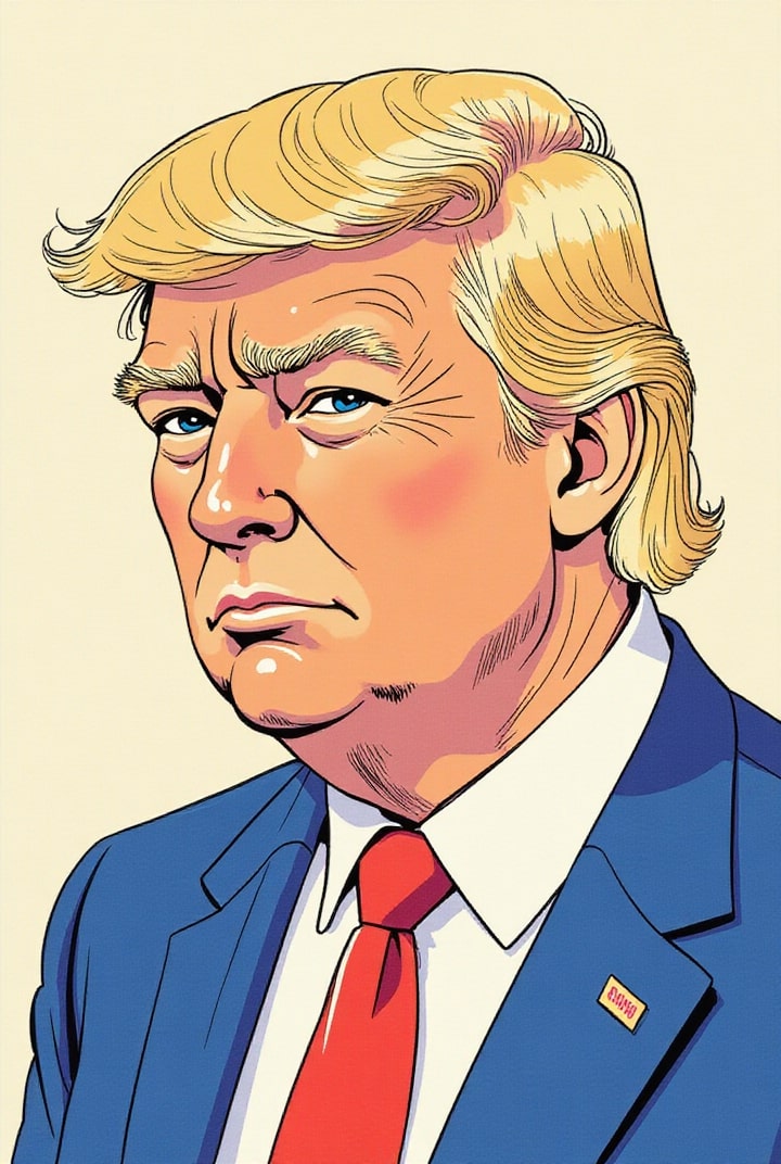 Image President Donald Trump - Free printables - Img 32178.