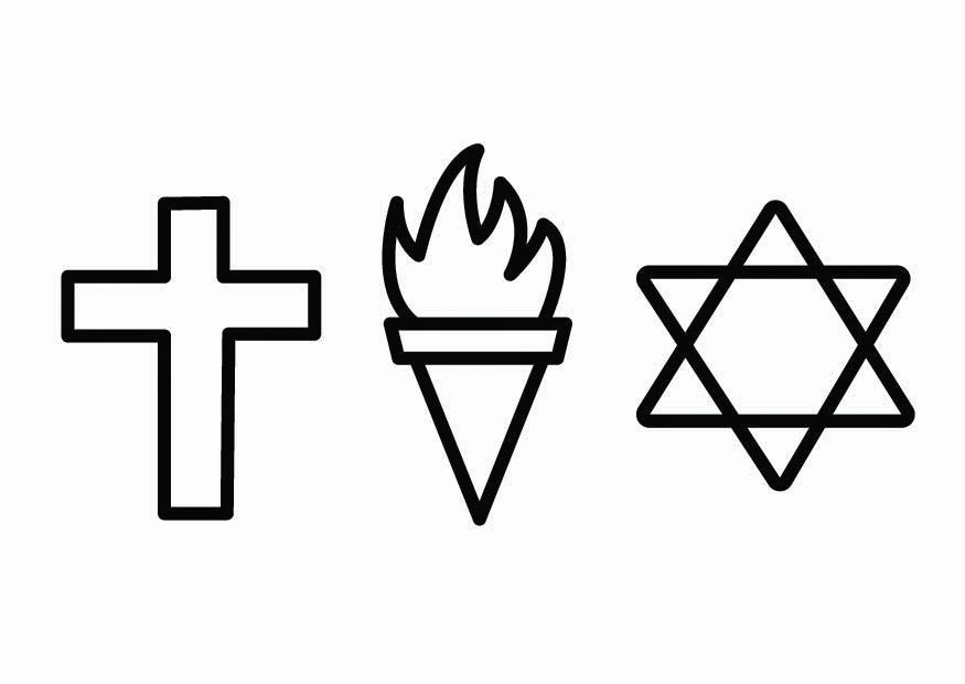 Coloring Page religion - ethics - Free printables - Img 26731