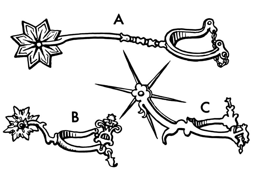 Coloring Page spur - Free printables - Img 18869