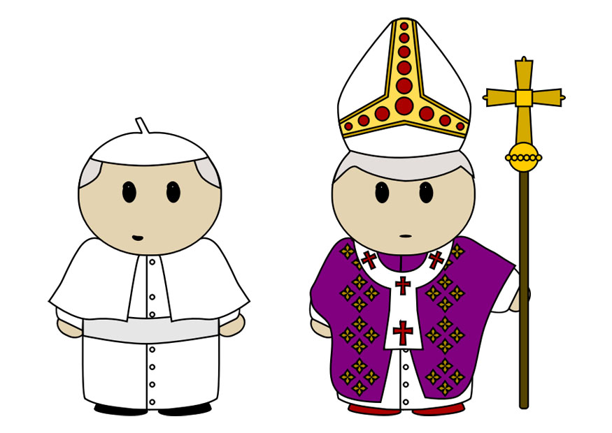 Image the pope's robes - Free printables - Img 29278.