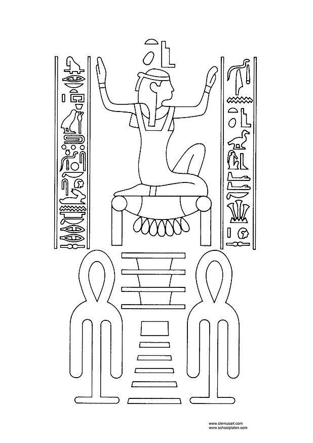 Coloring page of Isis
